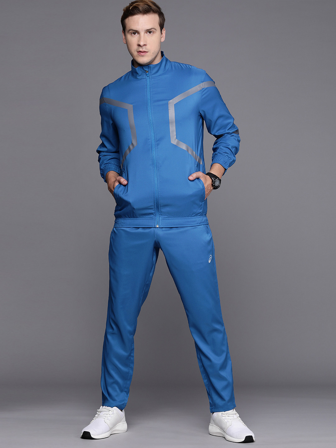 Buy ASICS Men Printed Running Tracksuit - Tracksuits for Men 18855640 ...