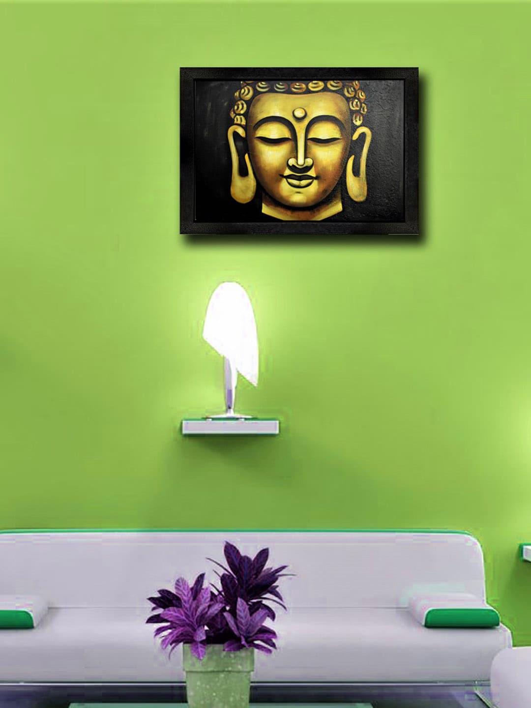 Buy Gallery99 Yellow Religious Handmade Framed Oil Painting - Wall Art ... Buy Gallery99 Yellow Religious Handmade Framed Oil Painting - Wall Art ...
