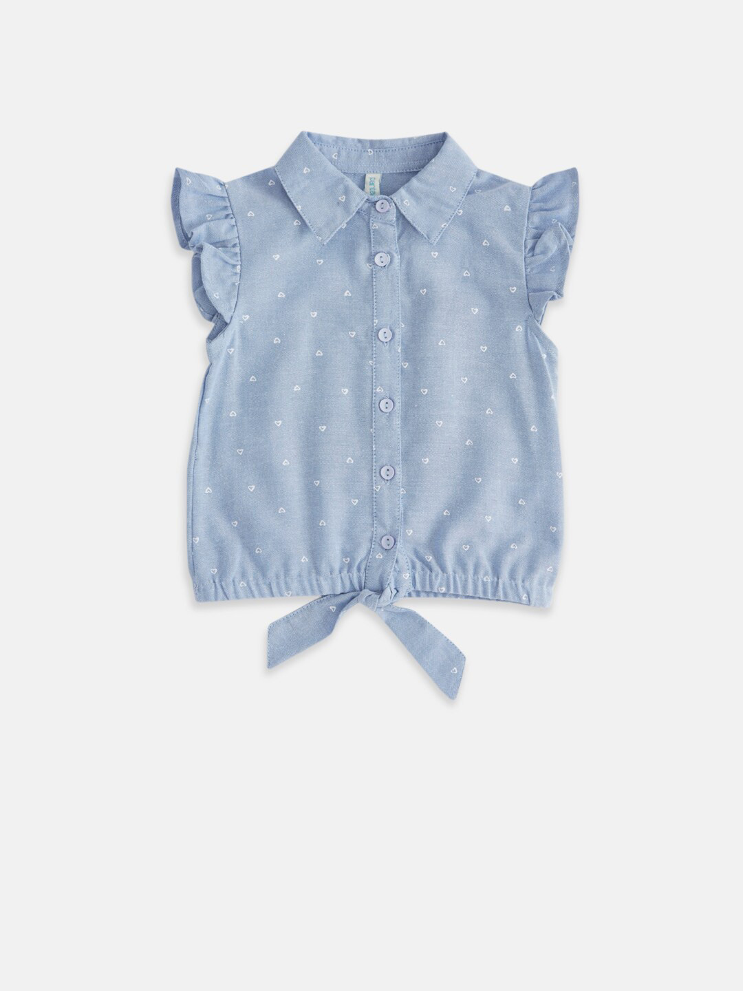 Buy Pantaloons Baby Blue Print Blouson Top - Tops for Girls 18876320 ...