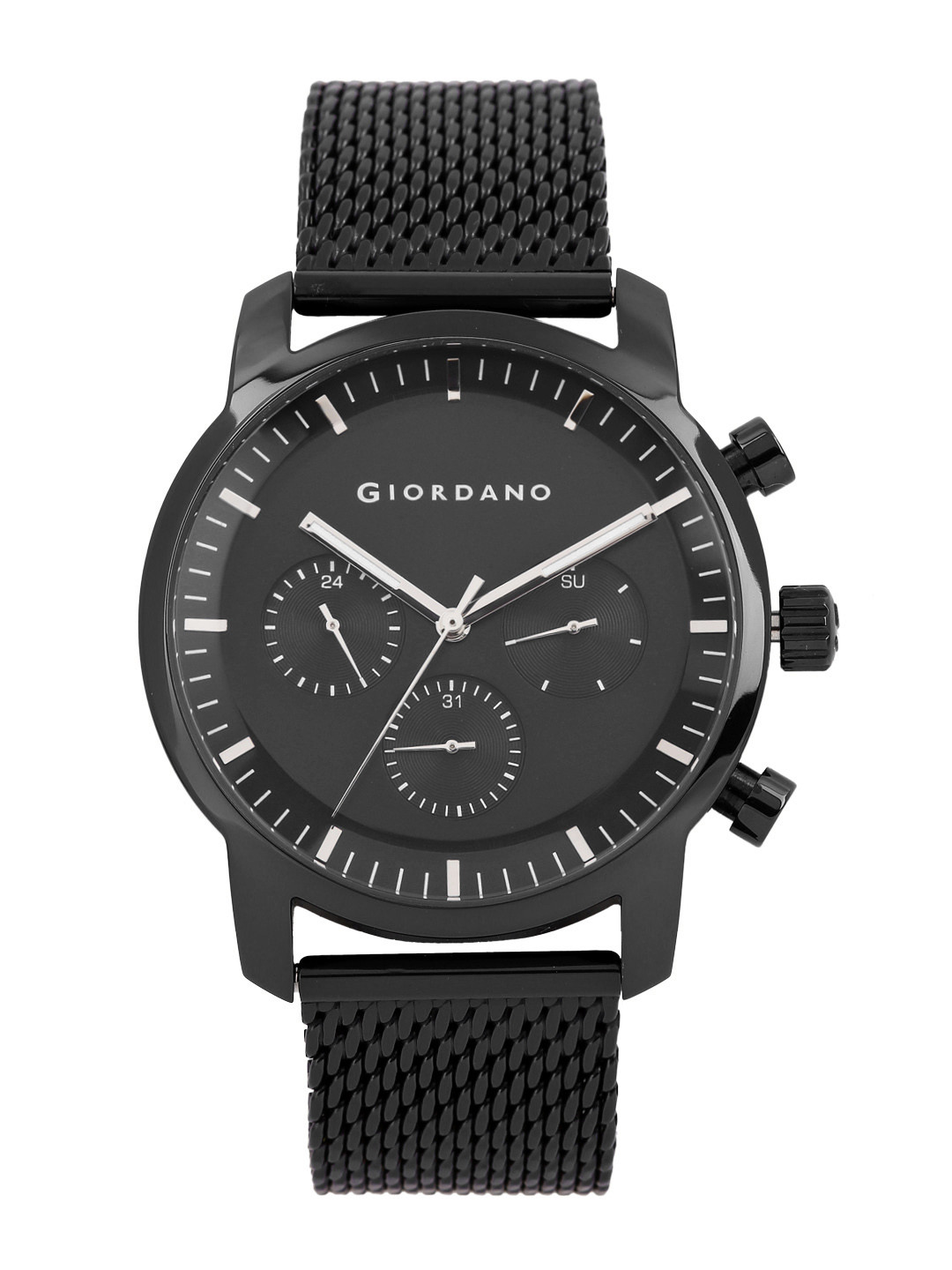 Buy GIORDANO Men Black Multifunction Watch 1797 33 - Watches for Men ...