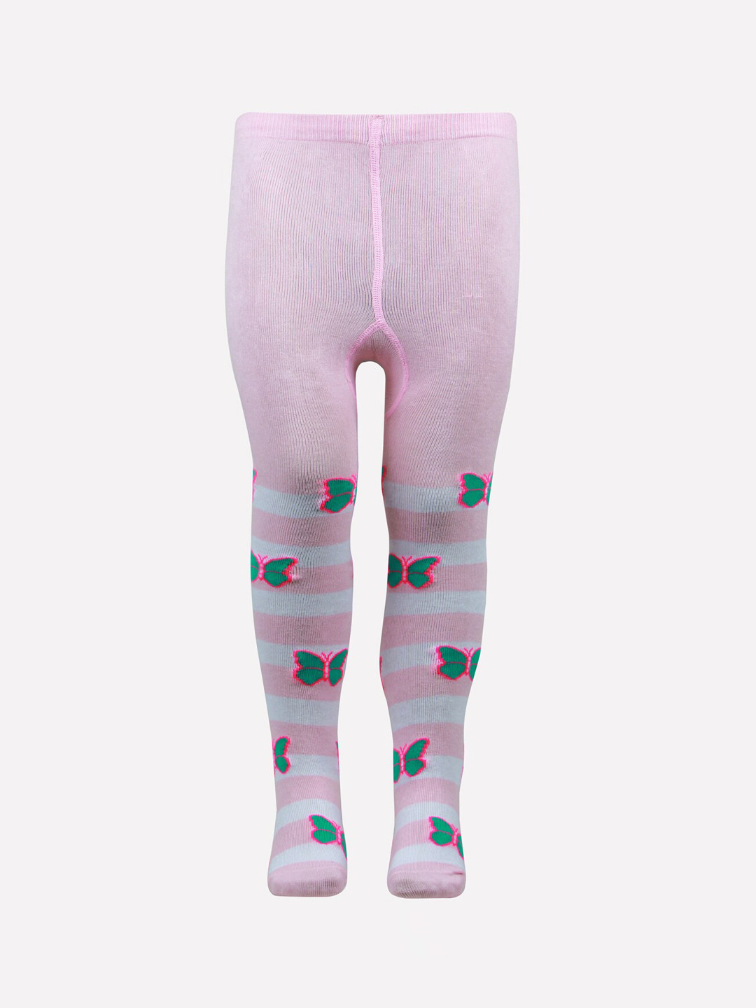 Buy Bonjour Girls Pink Barbie Printed Anti Odour Pure Cotton Tights ...