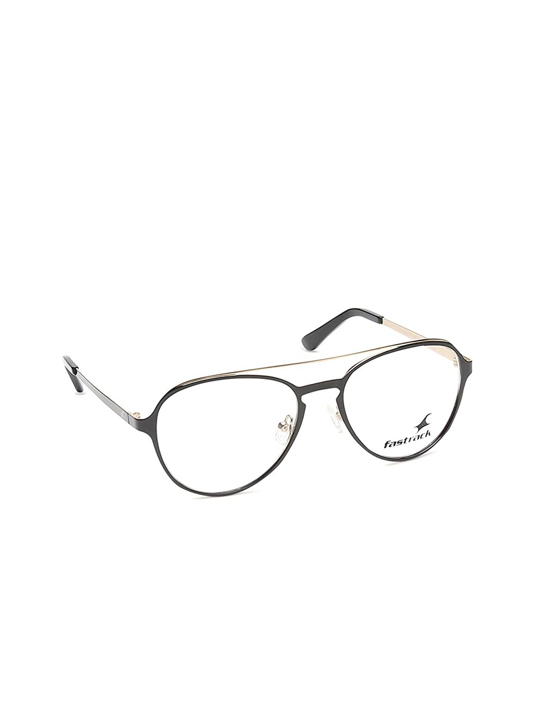 Buy Fastrack Unisex Black Full Rim Aviator Frames - Frames for Unisex ...