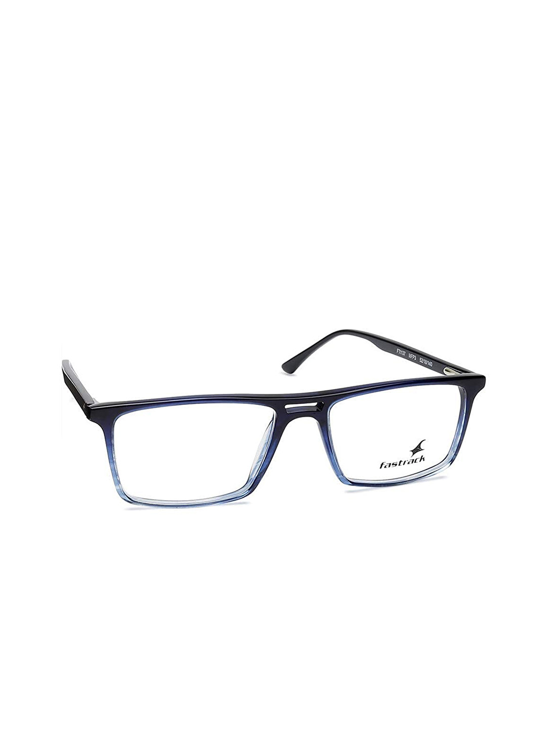Buy Fastrack Unisex Blue Full Rim Rectangle Frames FT1137MFP3 - Frames ...