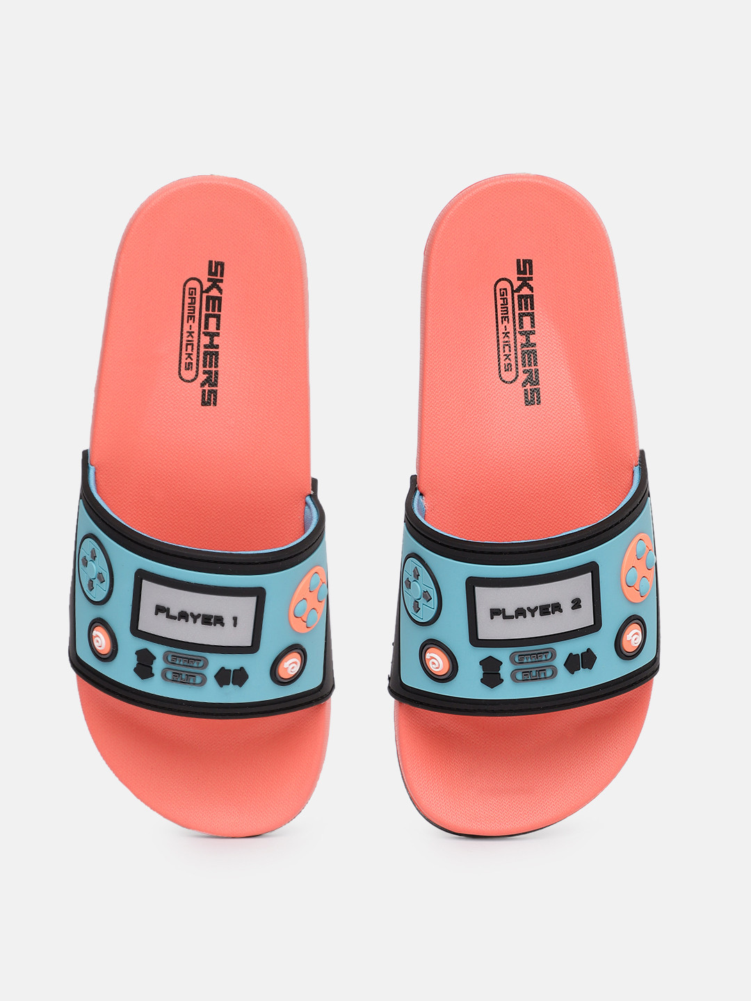 Buy Skechers Boys Gambix III Gamer Sliders - Flip Flops for Boys ...