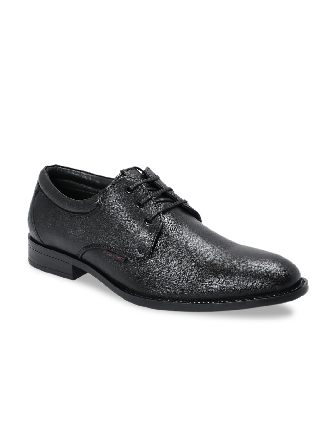 Buy Red Chief Men Black Solid Formal Leather Oxford - Formal Shoes for ...