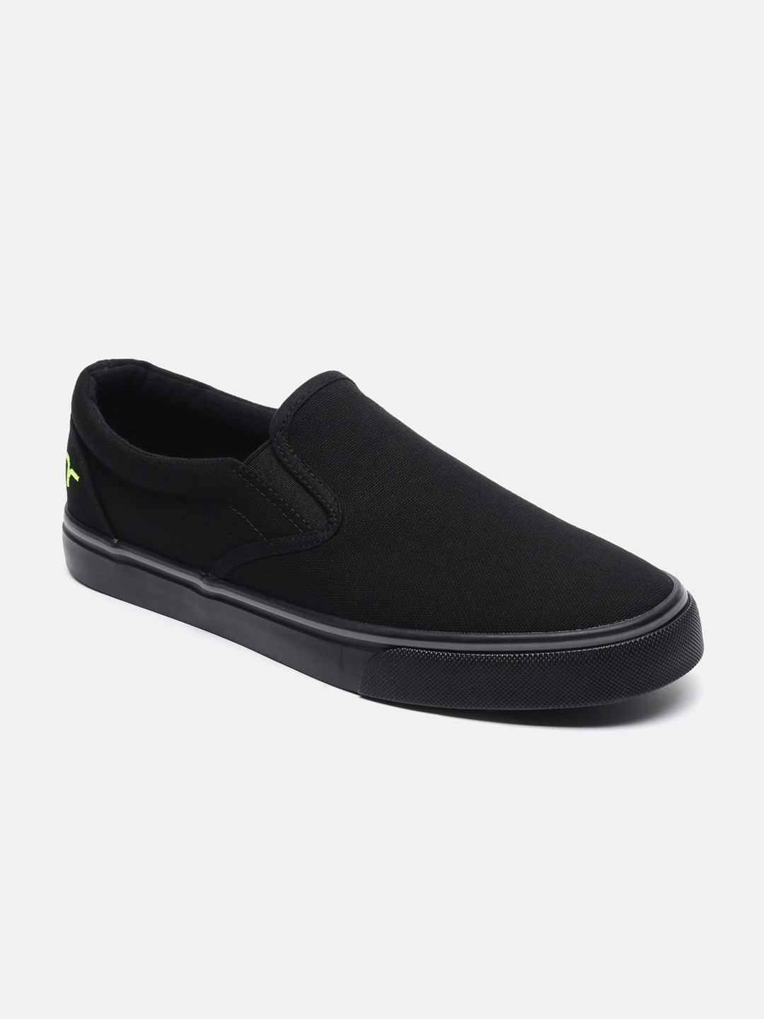 Buy Flying Machine Men Black Slip On Sneakers - Casual Shoes for Men ...