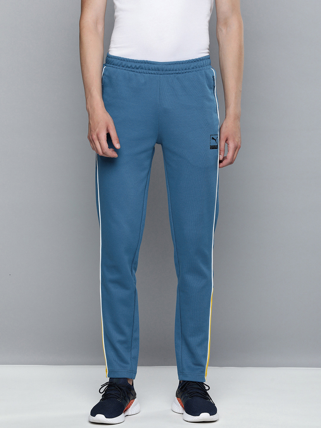 Buy One8 X PUMA Men Slim Fit Solid DryCELL Track Pants - Track Pants ...
