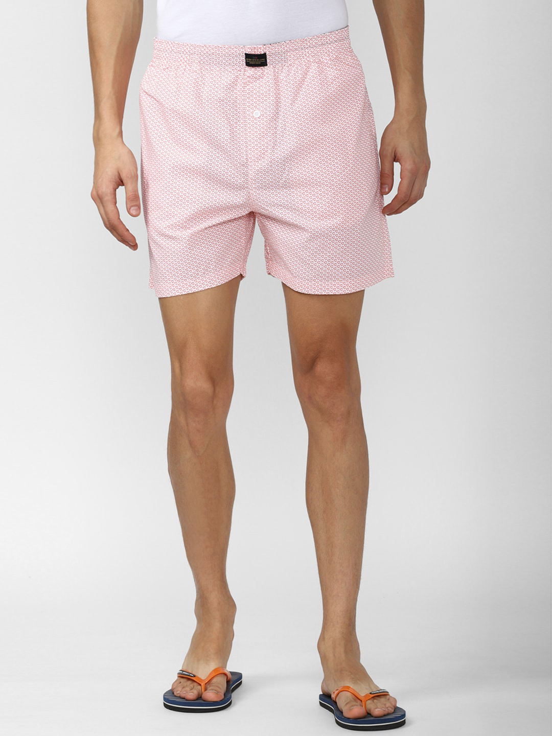 Buy Peter England Men Pink Printed Pure Cotton Boxers - Boxers for Men ...