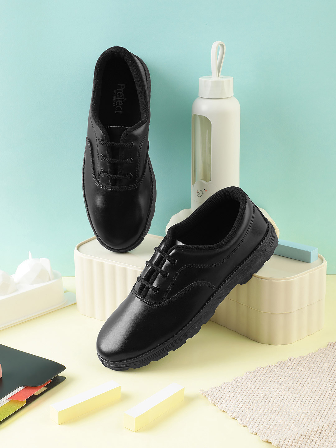 Buy Liberty Prefect Kids Black Lacing School Shoes - Casual Shoes for ...