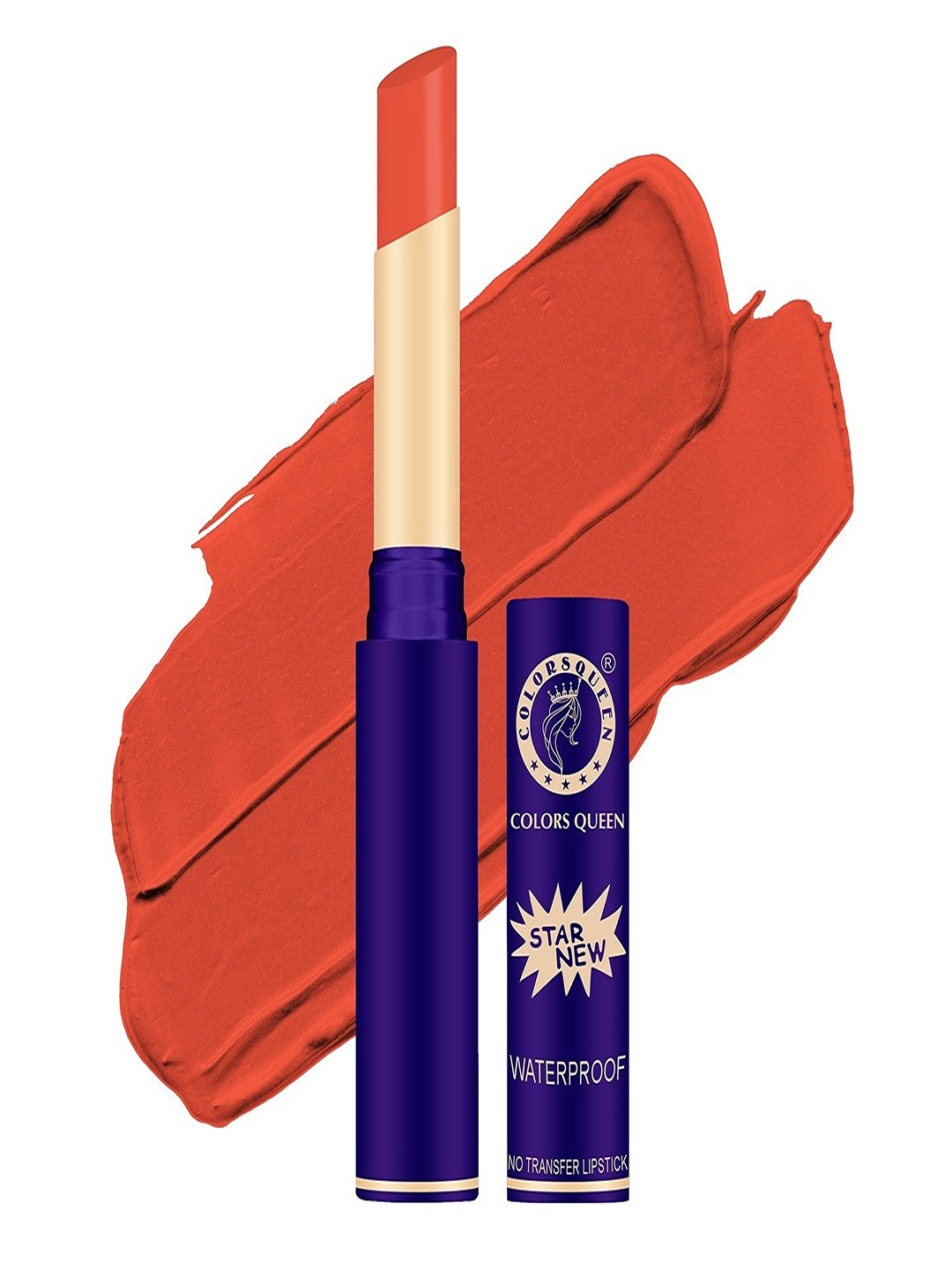Buy Colors Queen Star New Non Transfer Lipstick Salmon 808 - Lipstick ...