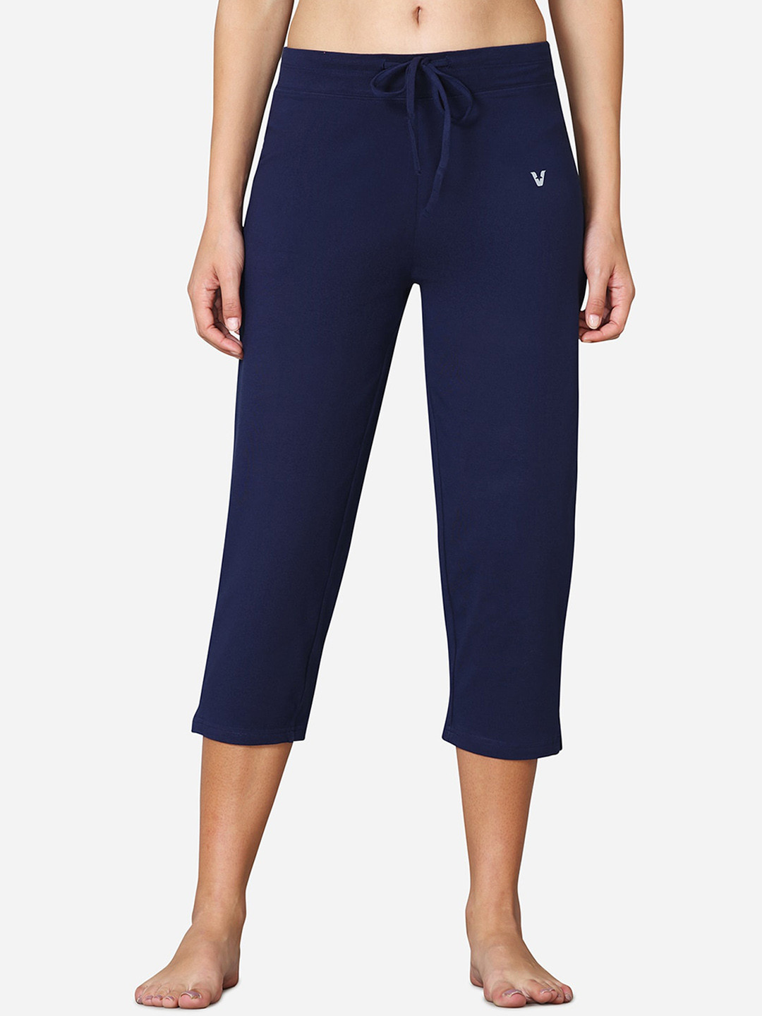 Buy VStar Women Navy Blue Capris - Capris for Women 18938386 | Myntra