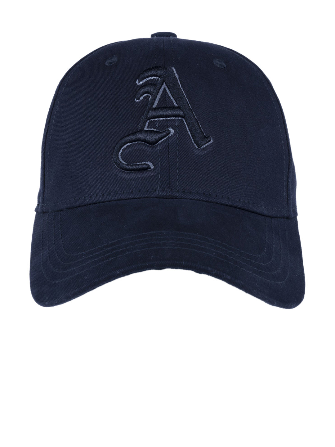 Buy Status Quo Men Navy Blue Embroidered Letter A Baseball Cap - Caps ...