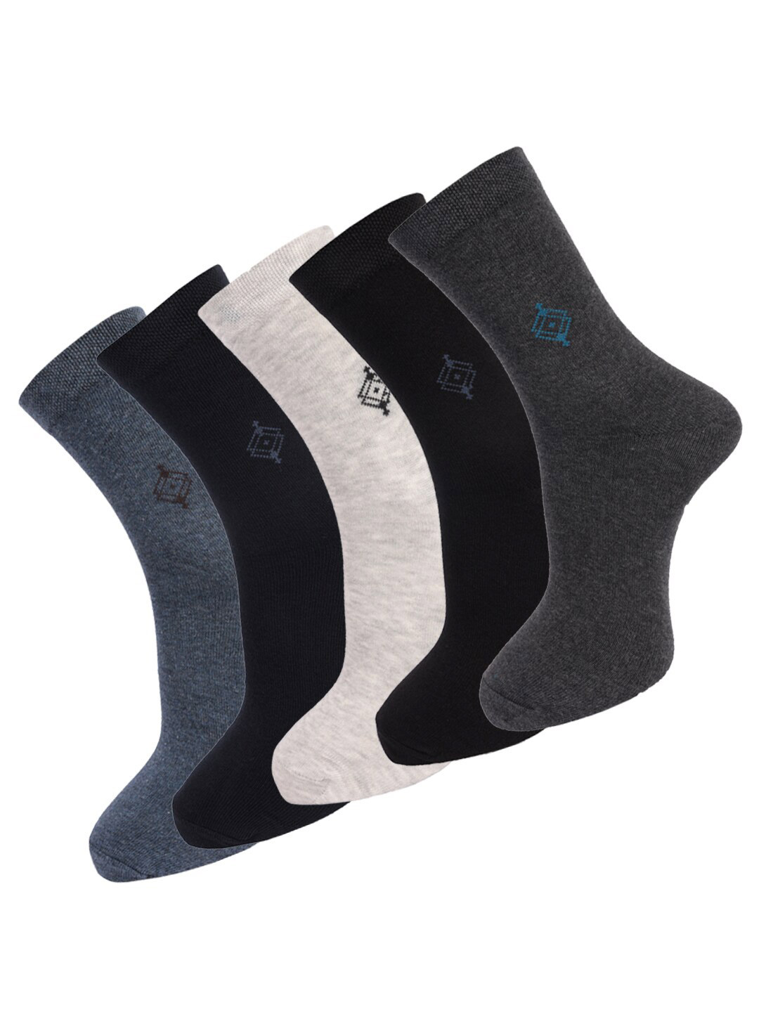 Buy Dollar Socks Men Pack Of 5 Assorted Above Ankle Length Socks ...