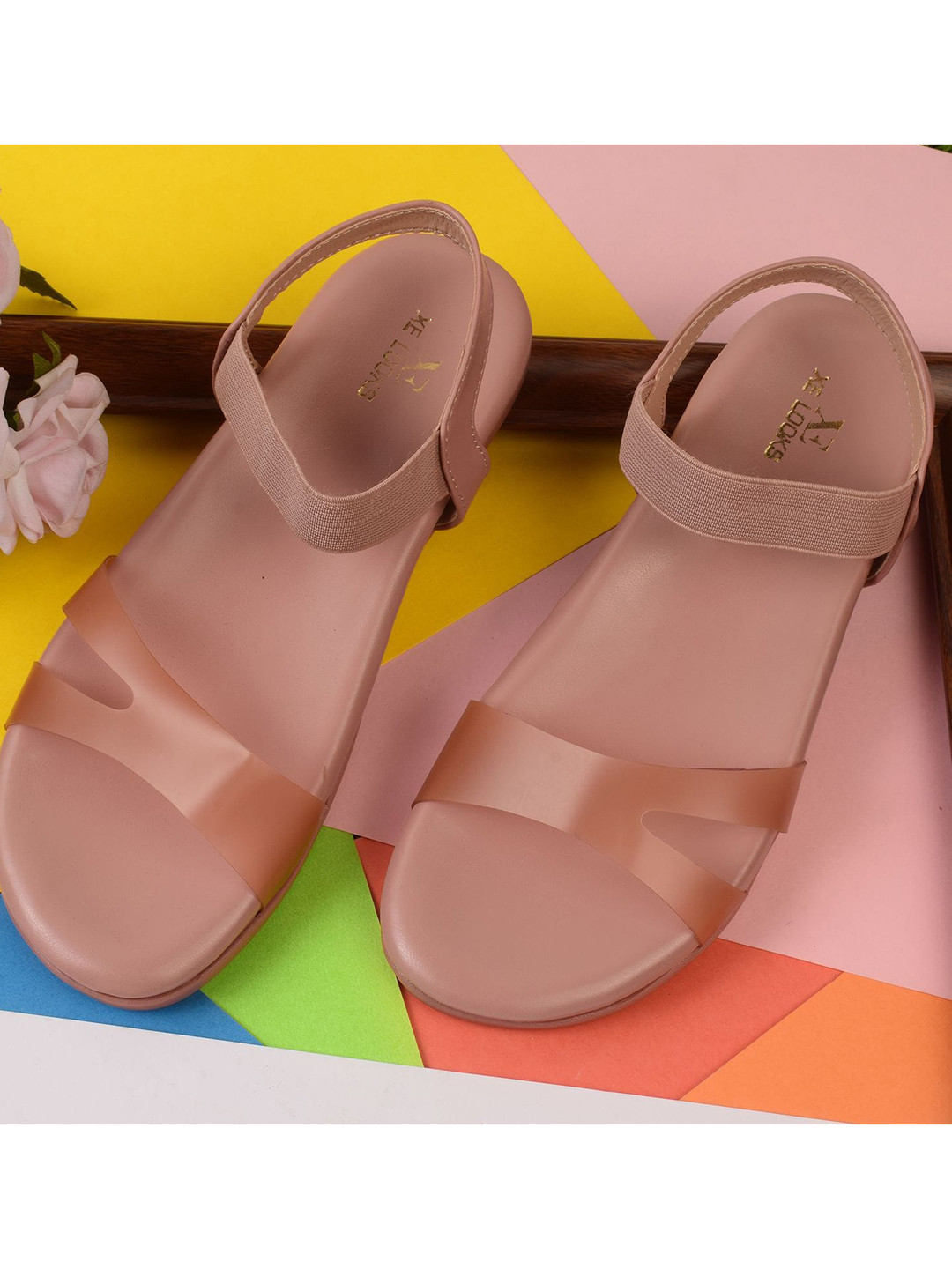 Buy XE Looks Women Peach Coloured Flats - Flats for Women 18959112 | Myntra