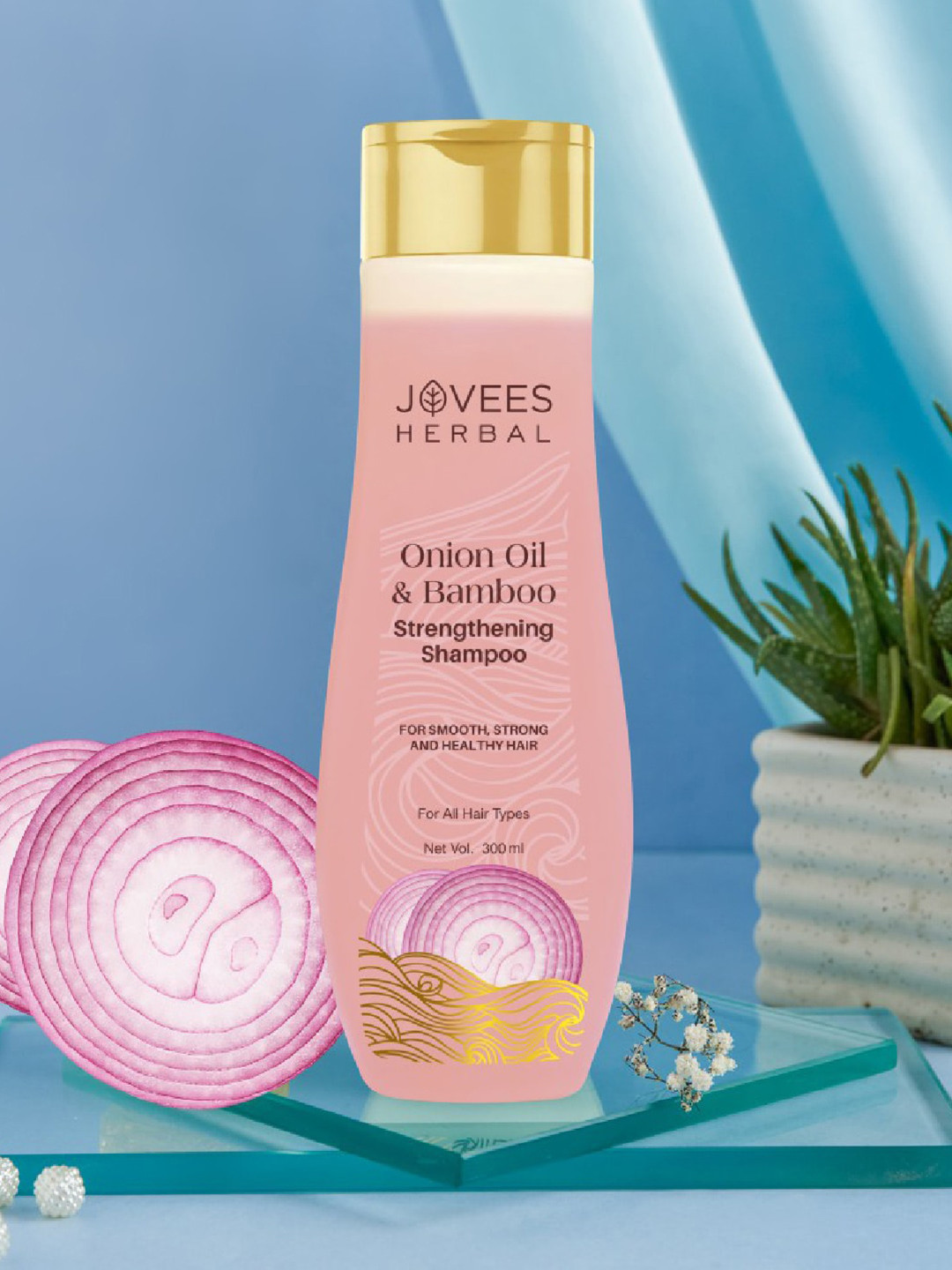 Buy Jovees Onion Oil & Bamboo Strengthening Shampoo For Smooth ...