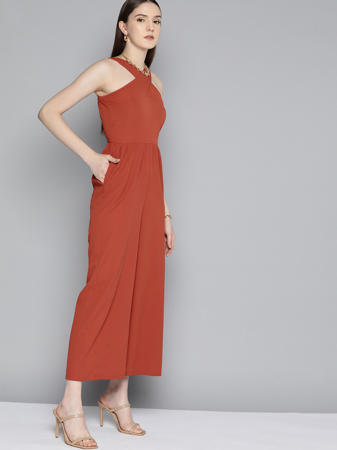 Buy Chemistry Textured Basic Jumpsuit - Jumpsuit for Women 18965938 ...