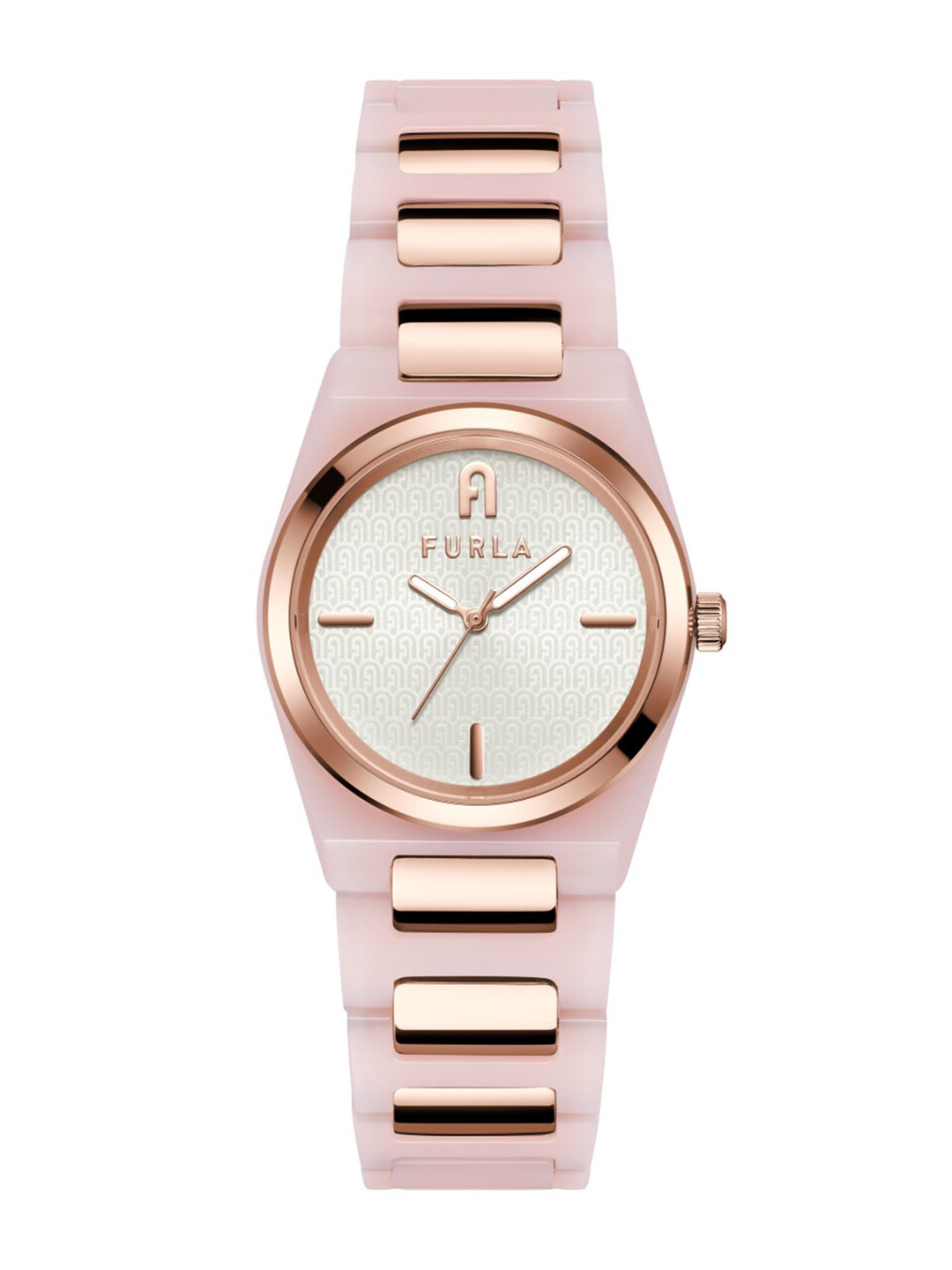 Buy Furla Women White Dial & Beige Bracelet Style Straps Analog Watch ...