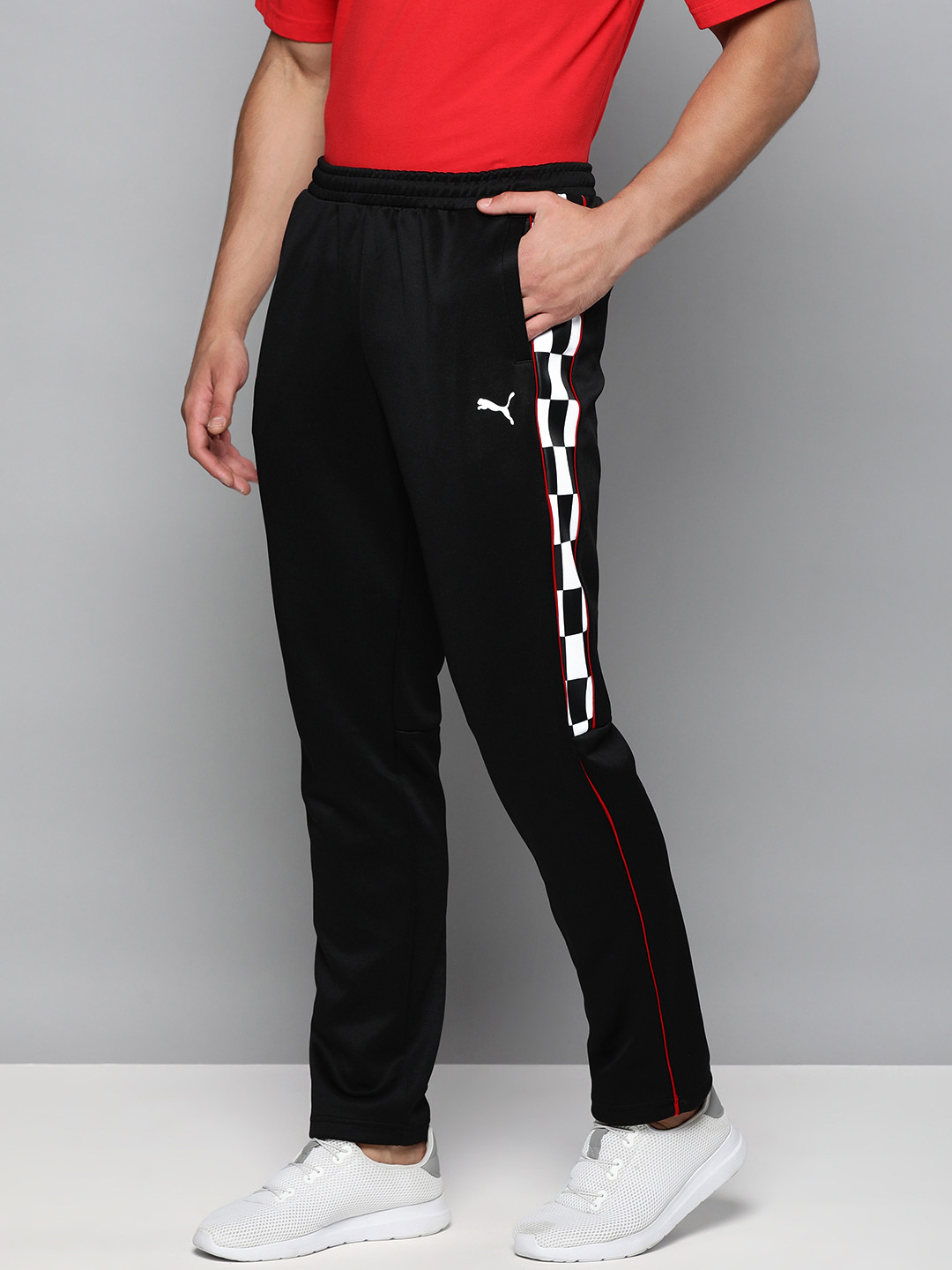 Buy PUMA Motorsport Men Regular Fit Ferrari Race MT7 Motorsports Track ...