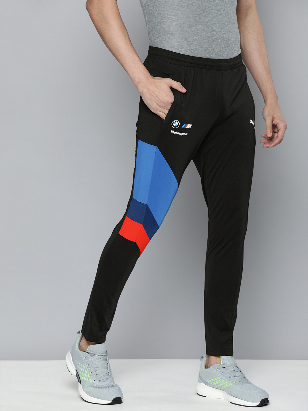 Buy PUMA Motorsport Men Black Brand Logo BMW M Motorsport Slim Fit ...