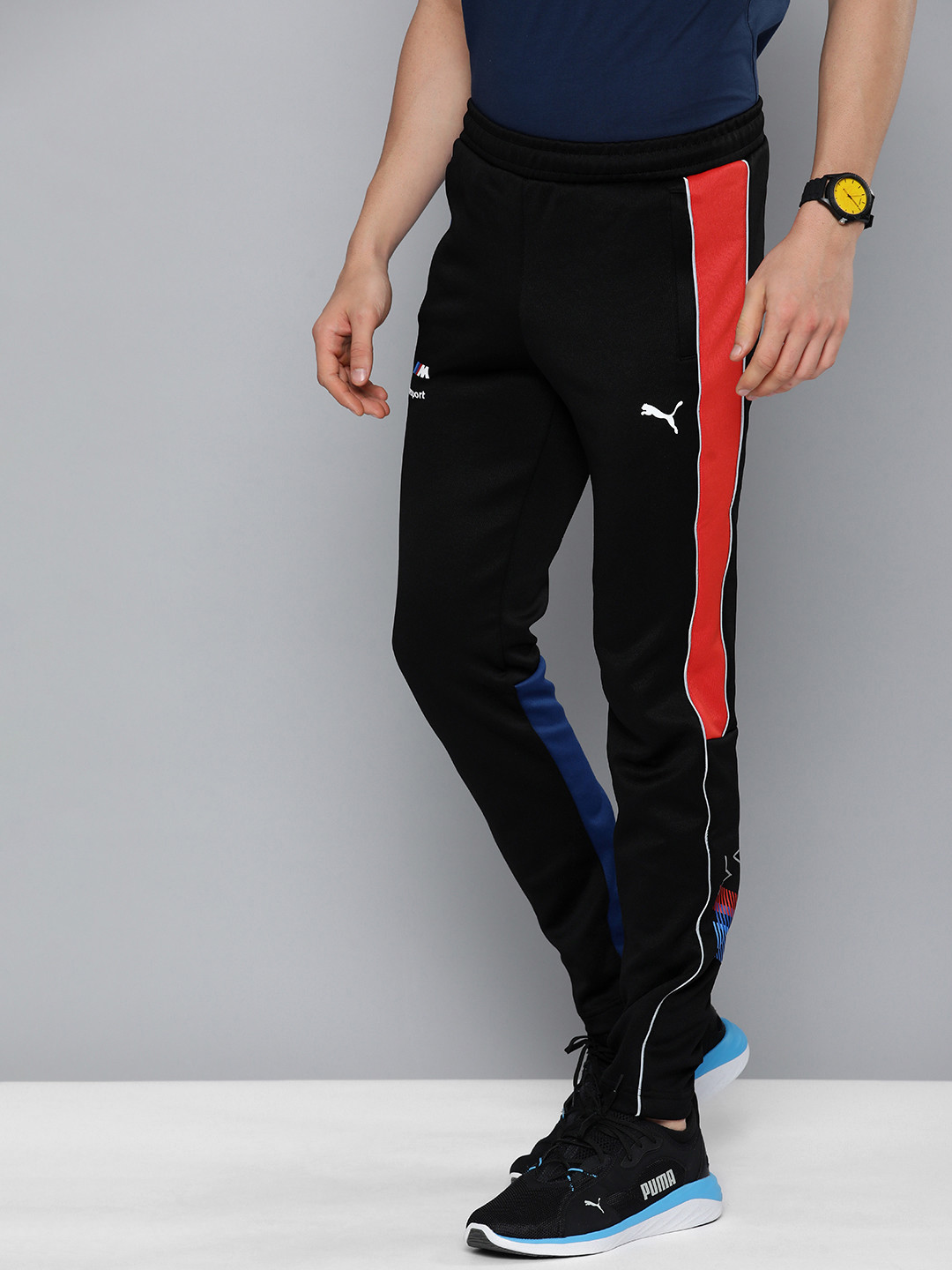 Buy PUMA Motorsport Men Black BMW M Motorsport MT7 Track Pants - Track ...
