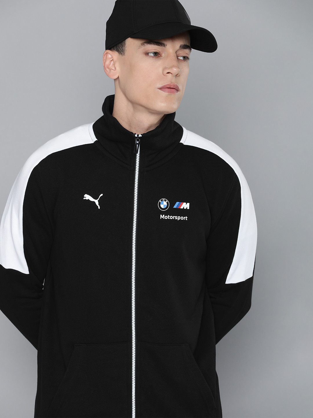 Buy PUMA Motorsport Men Black BMW M Motorsport Sweat Jacket - Jackets ...