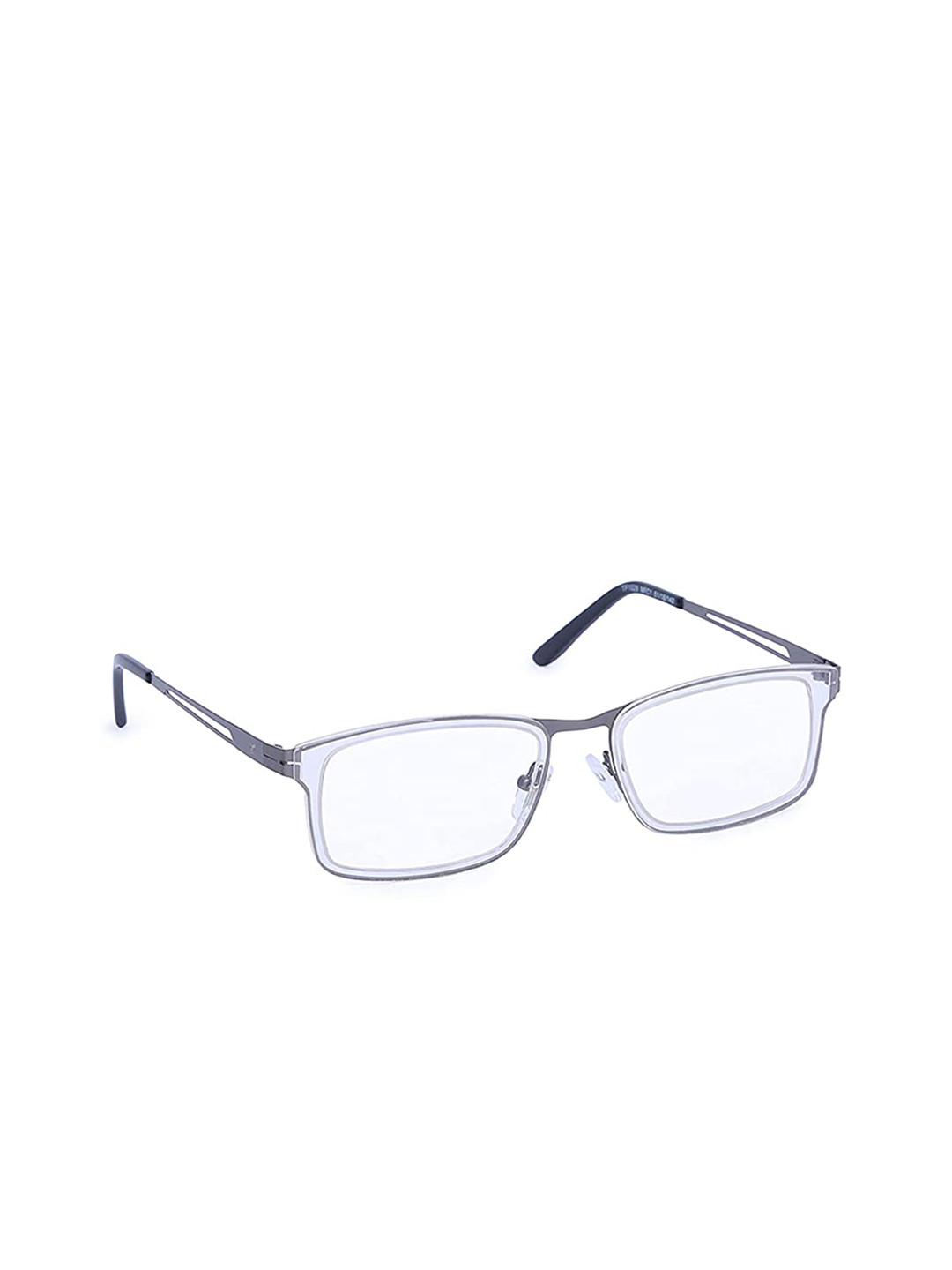 Buy Titan Unisex Grey Full Rim Rectangle Frames - Frames for Unisex ...