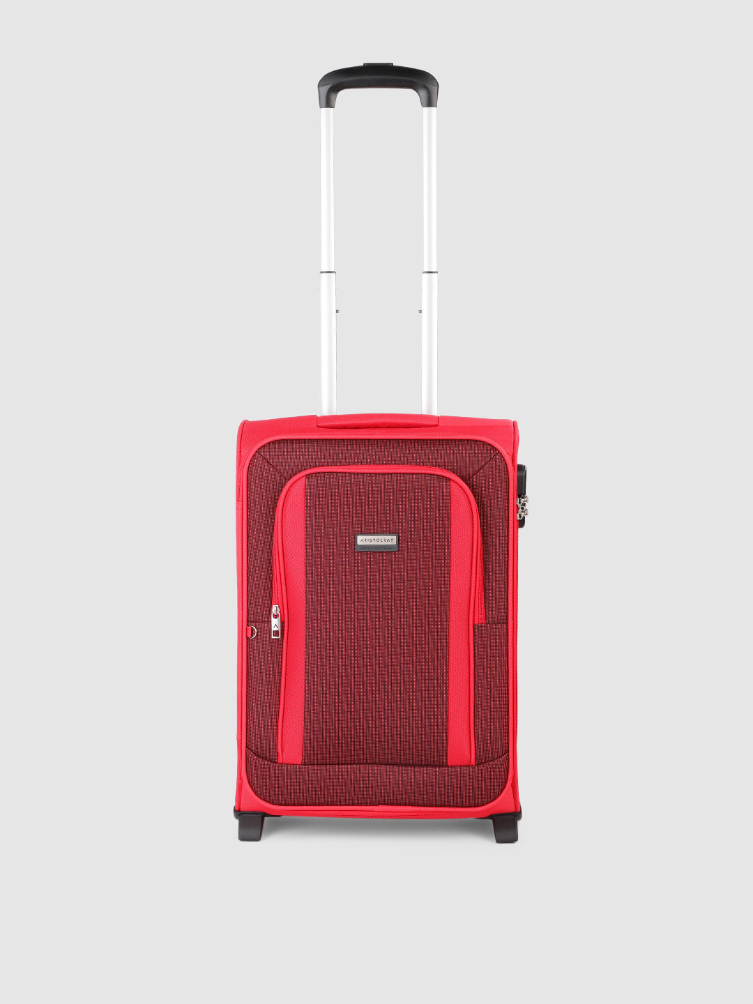 Buy Aristocrat Red TRIUMPH 2 Cabin Trolley Suitcase - Trolley Bag for ...