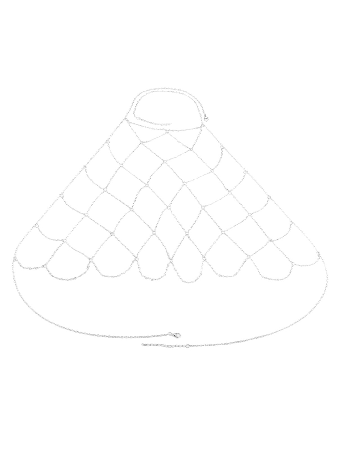 Buy Femnmas Silver Plated Body Chain Necklace And Chains For Women 18986690 Myntra