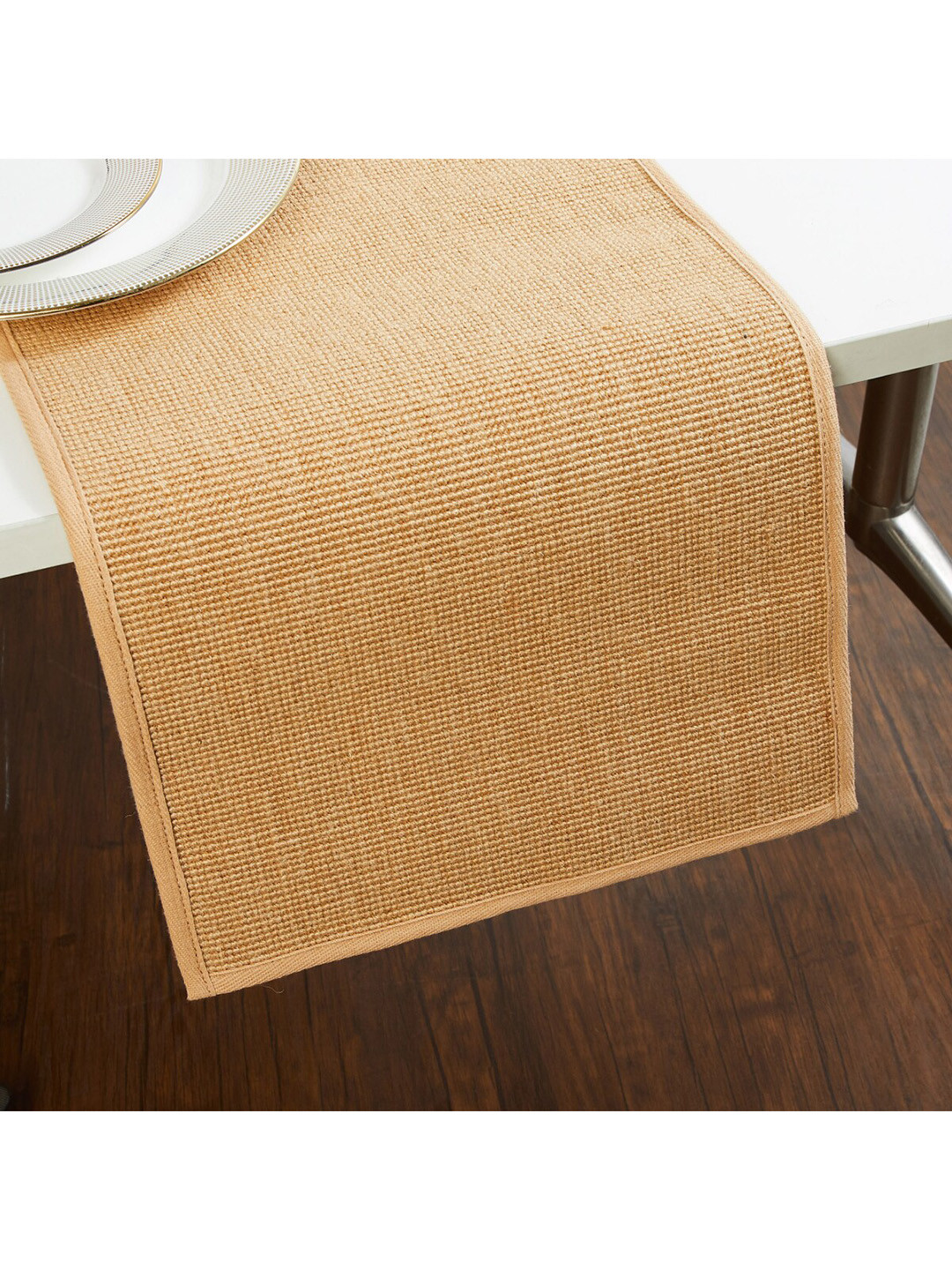 Buy Home Centre Adults Brown Textured Jute Table Runners - Runners for ...