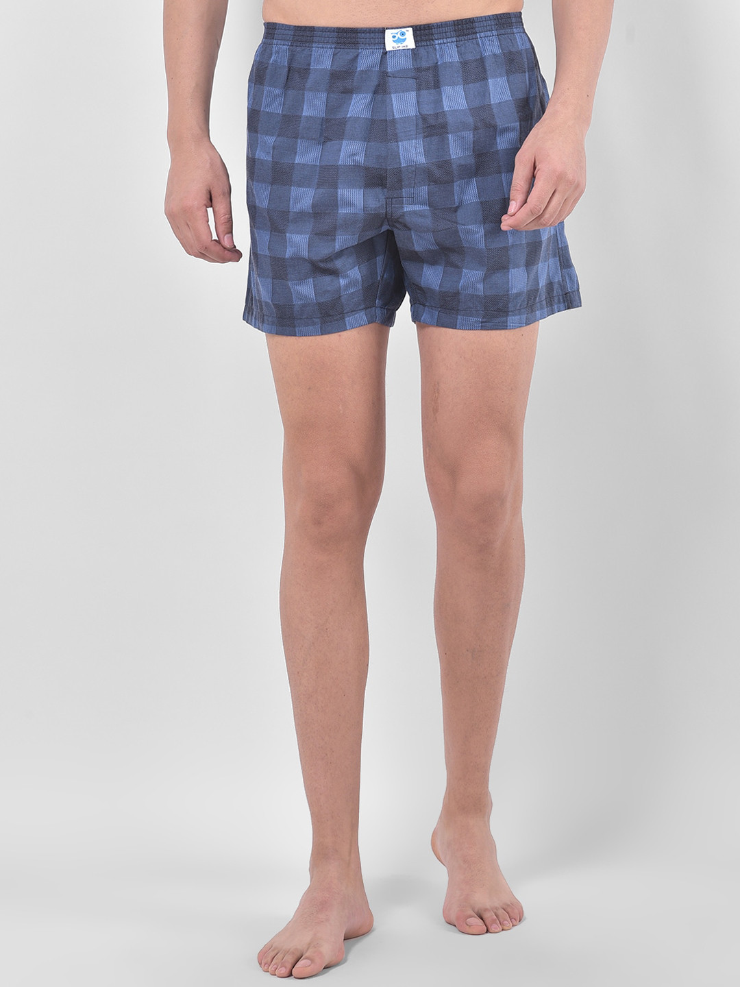 Buy SI2 SLIP IN 2 Men Navy Blue Printed Pure Cotton Boxers BOXER101 504 ...