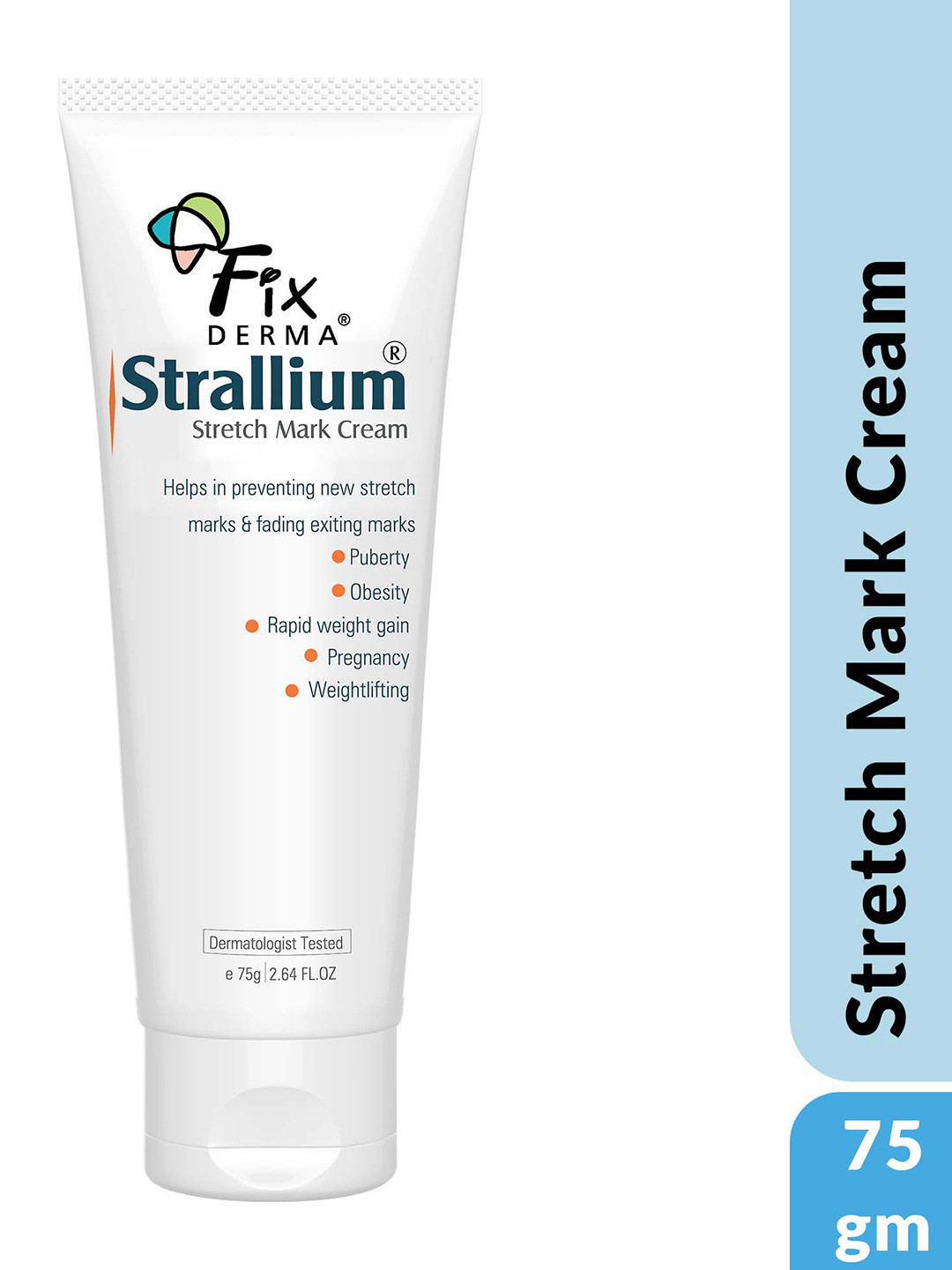 Buy Fixderma Strallium Stretch Mark Cream 75g - Stretch Marks Cream And ...