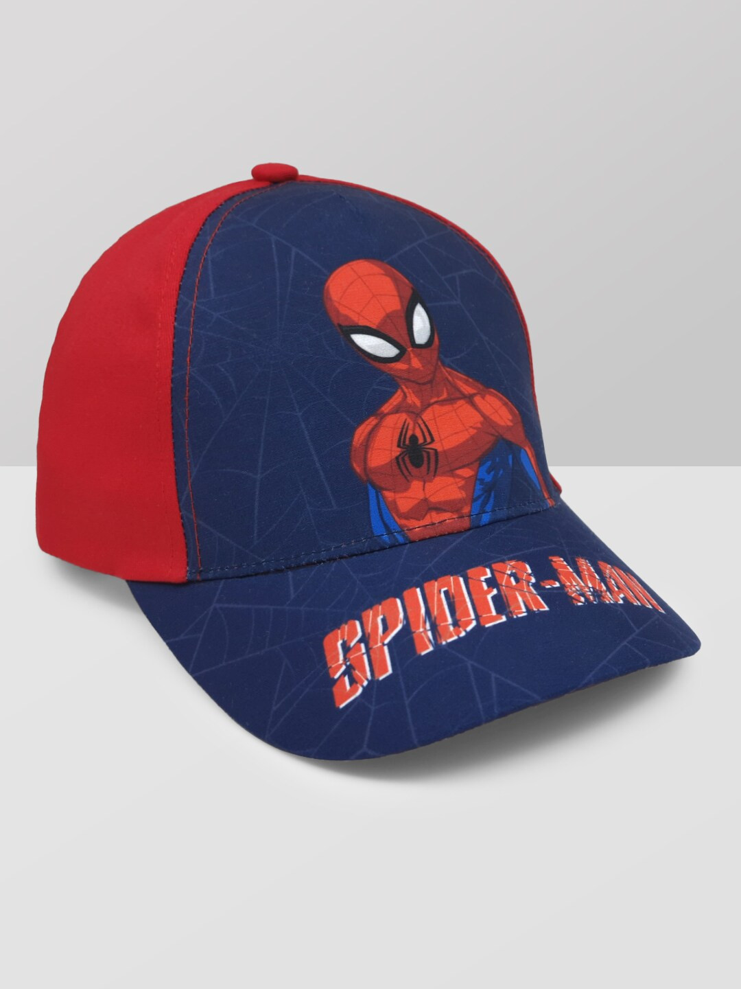 Buy Kids Ville Boys Blue & Red Spiderman Printed Baseball Cap - Caps ...