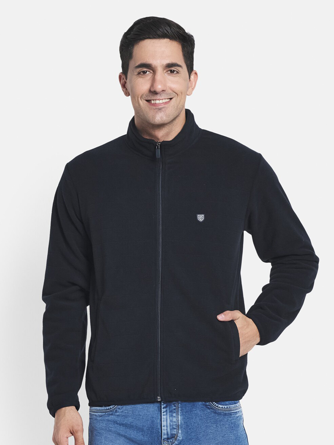 Buy Octave Men Navy Blue Sweatshirt - Sweatshirts for Men 19009942 | Myntra