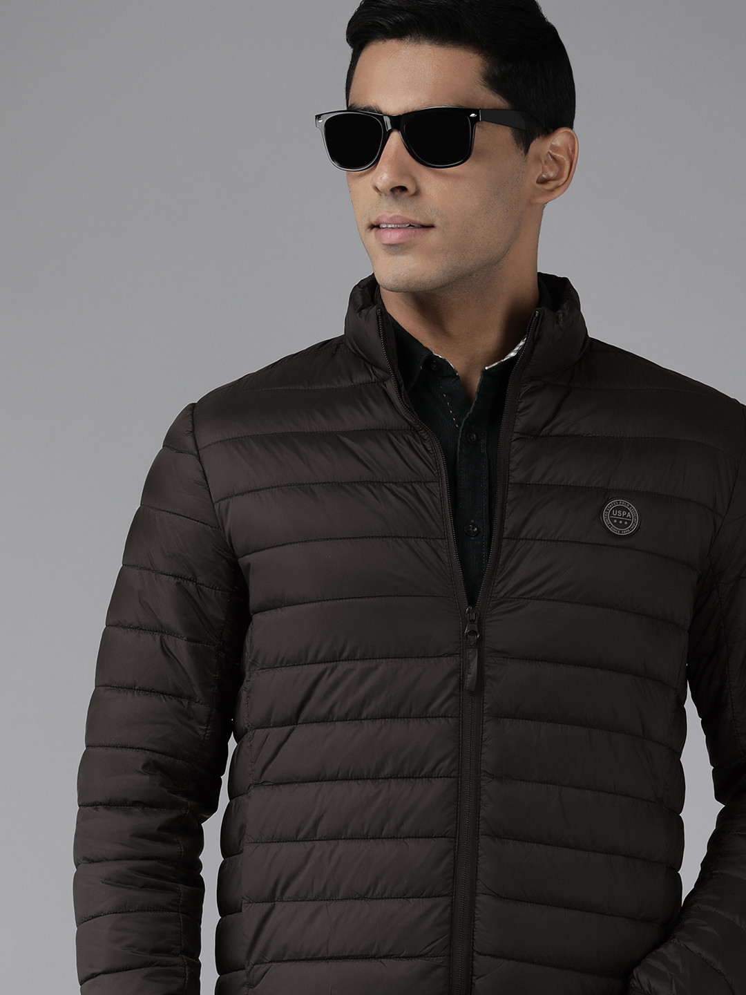 Buy U S Polo Assn Men Black Puffer Jacket - Jackets for Men 19020712 ...