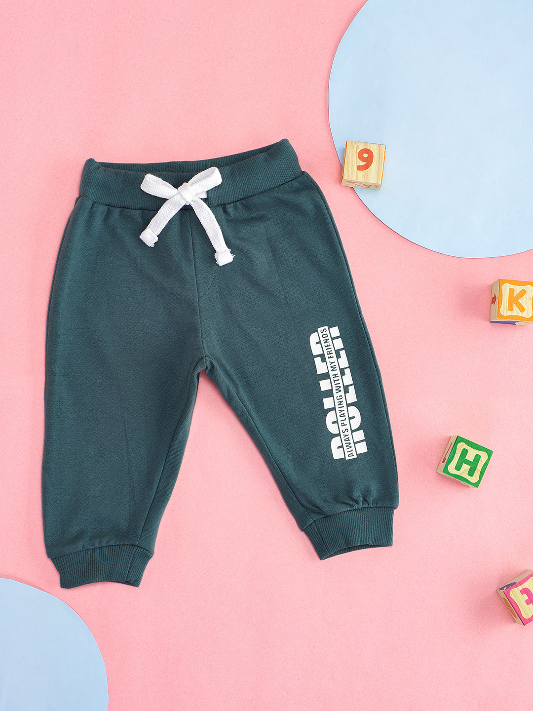 Buy Pantaloons Baby Boys Solid Cotton Joggers - Track Pants for Boys ...