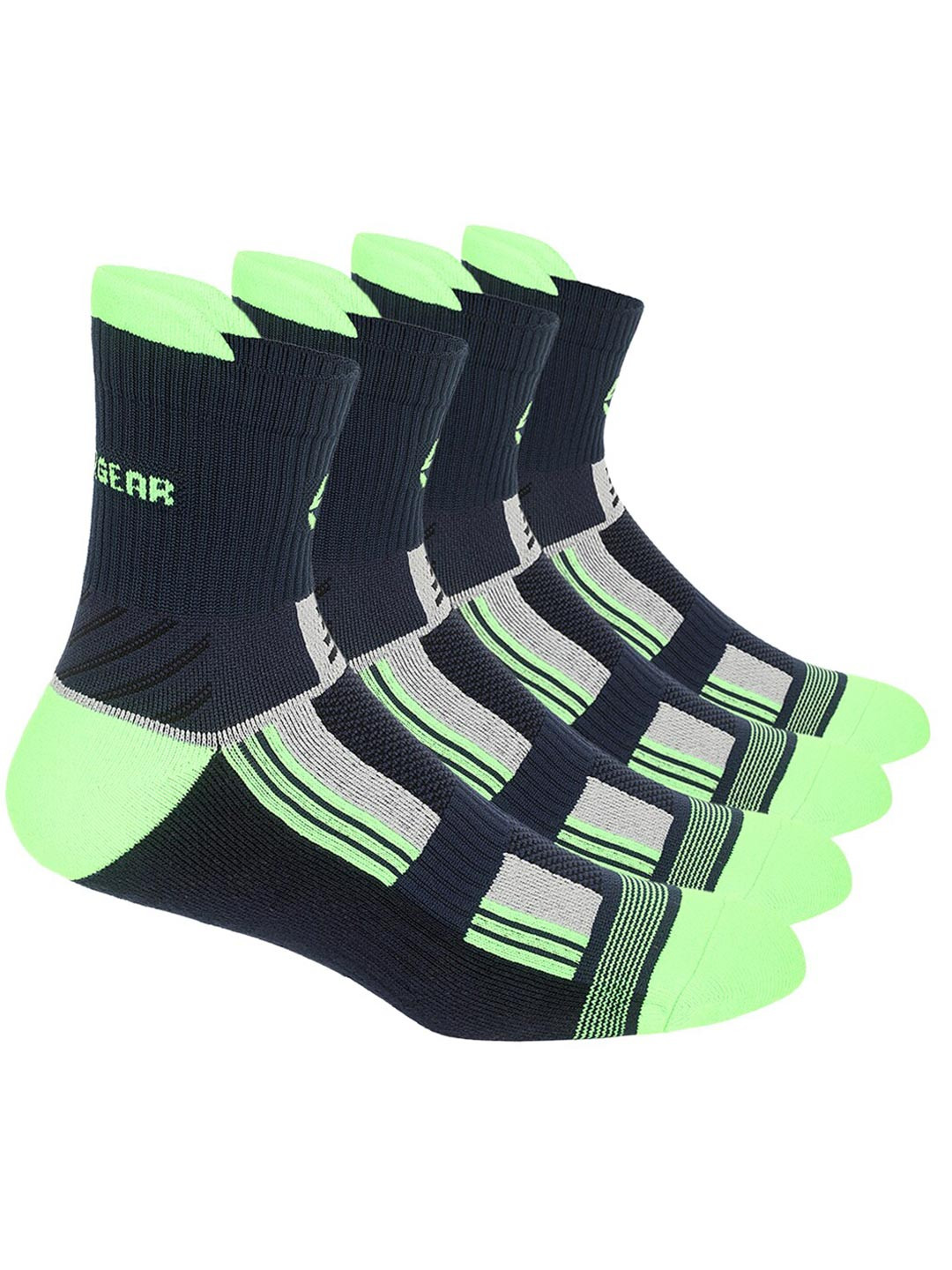 Buy SuperGear Men Marathon Running Pack Of 2 Ankle Length Cotton Sports ...