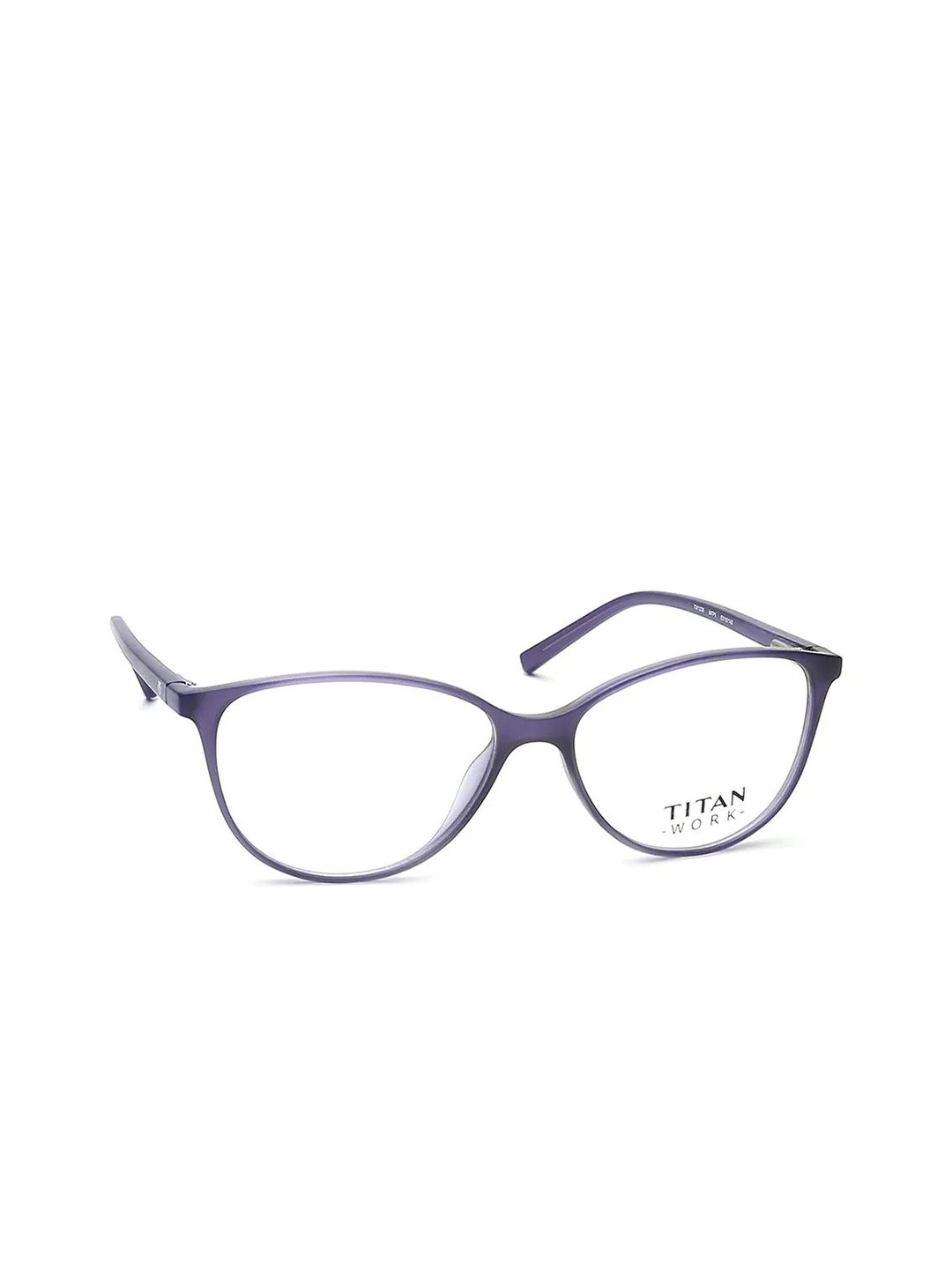 Buy Titan Unisex Purple Full Rim Cateye Frames - Frames for Unisex ...