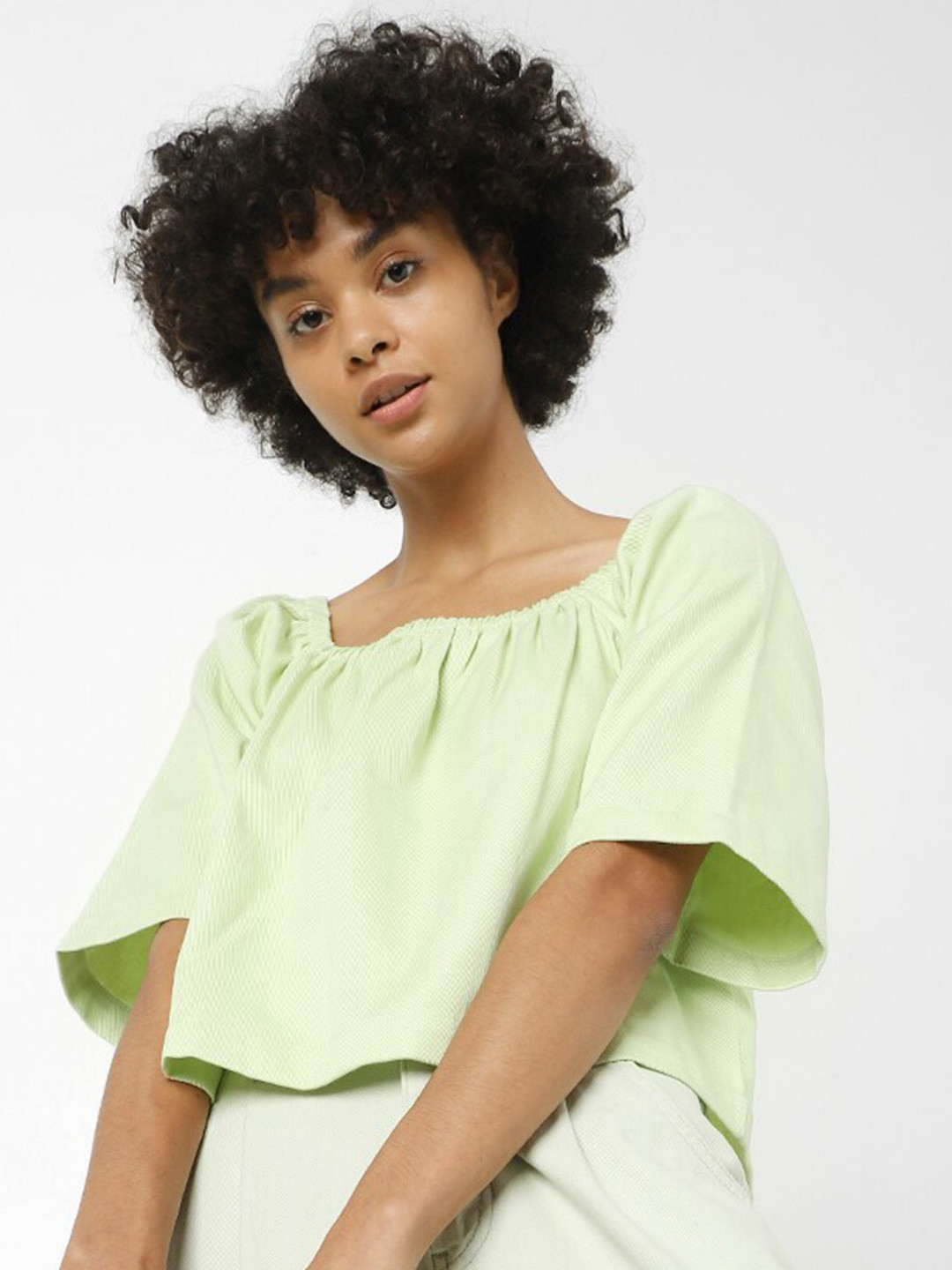 Buy ONLY Lime Green Top - Tops for Women 19040906 | Myntra