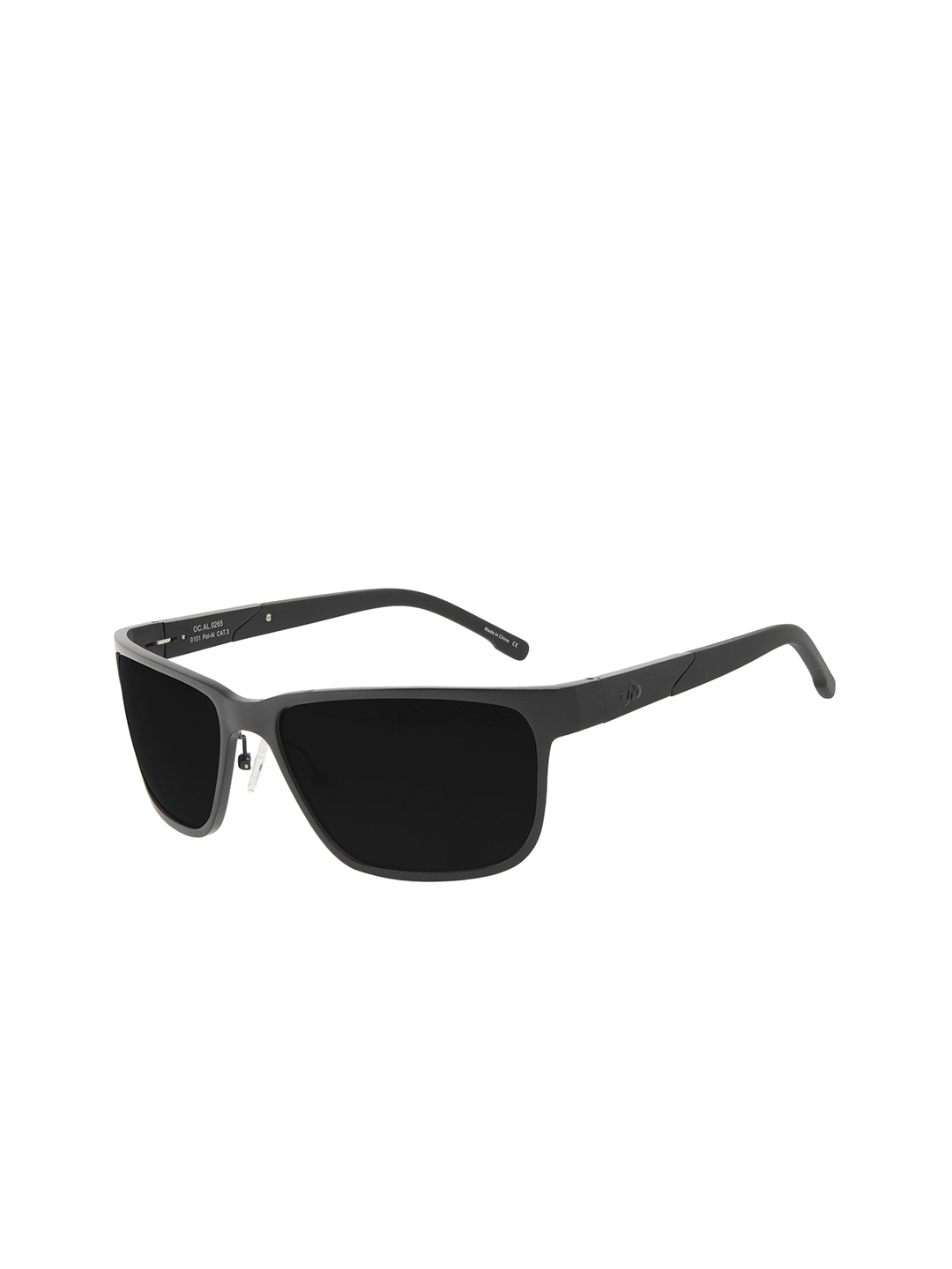 Buy Chilli Beans Men Black Lens And Black Square Sunglasses With Uv Protected Lens Ocal02650101
