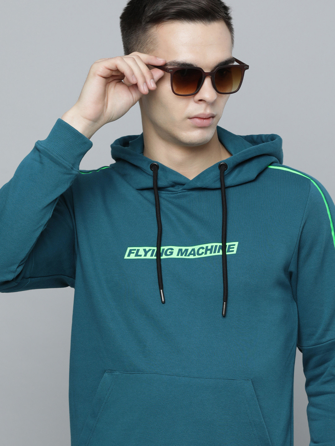 Buy Flying Machine Men Brand Logo Printed Pullover Sweatshirt ...