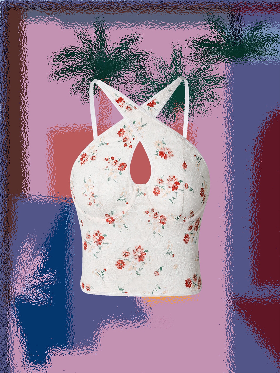 Buy Urbanic Women White Floral Printed Top Tops For Women 19062724