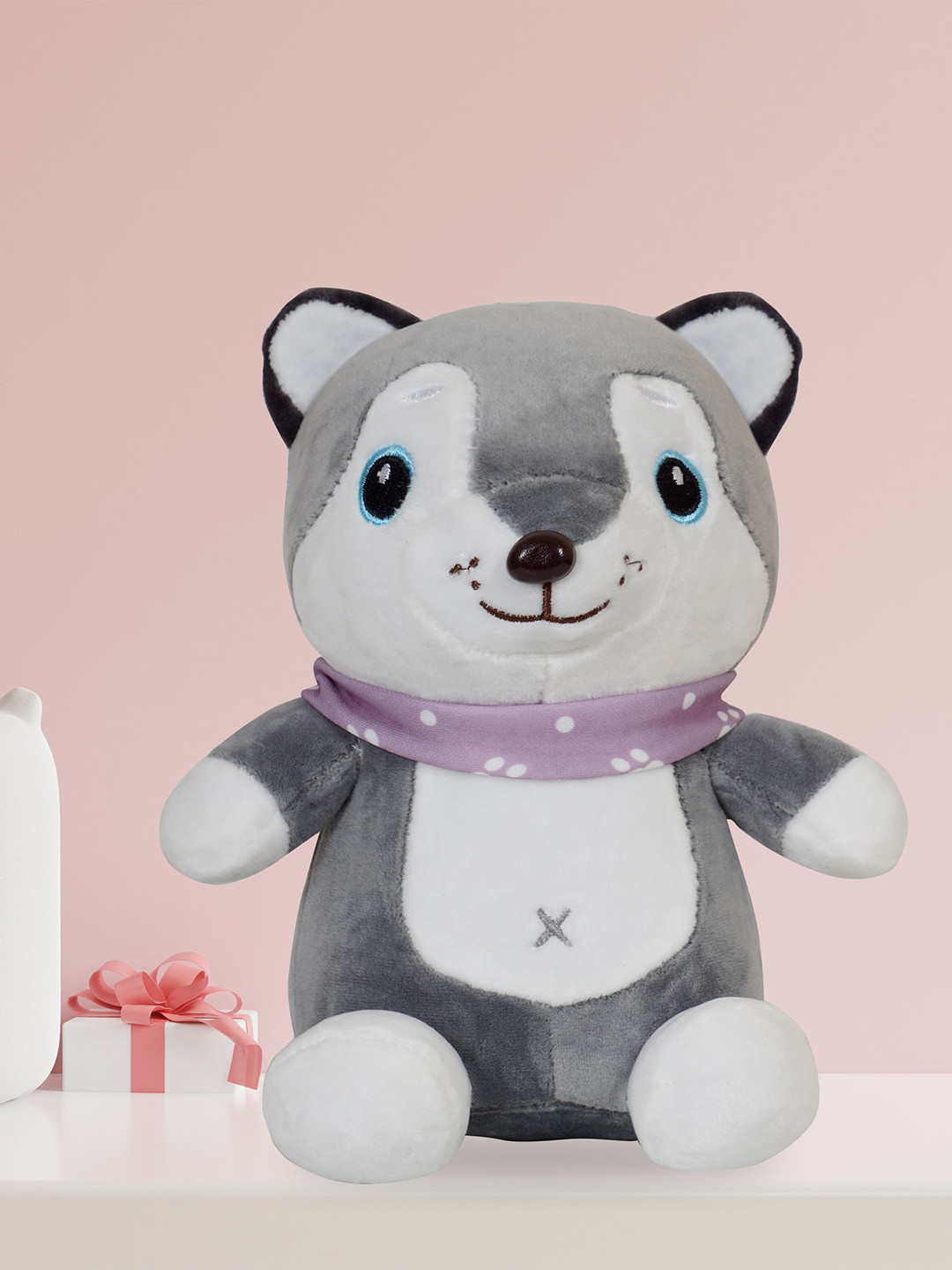 Buy Ultra Kids Grey & White Cute Soft Rat Soft Toy - Soft Toys And ...