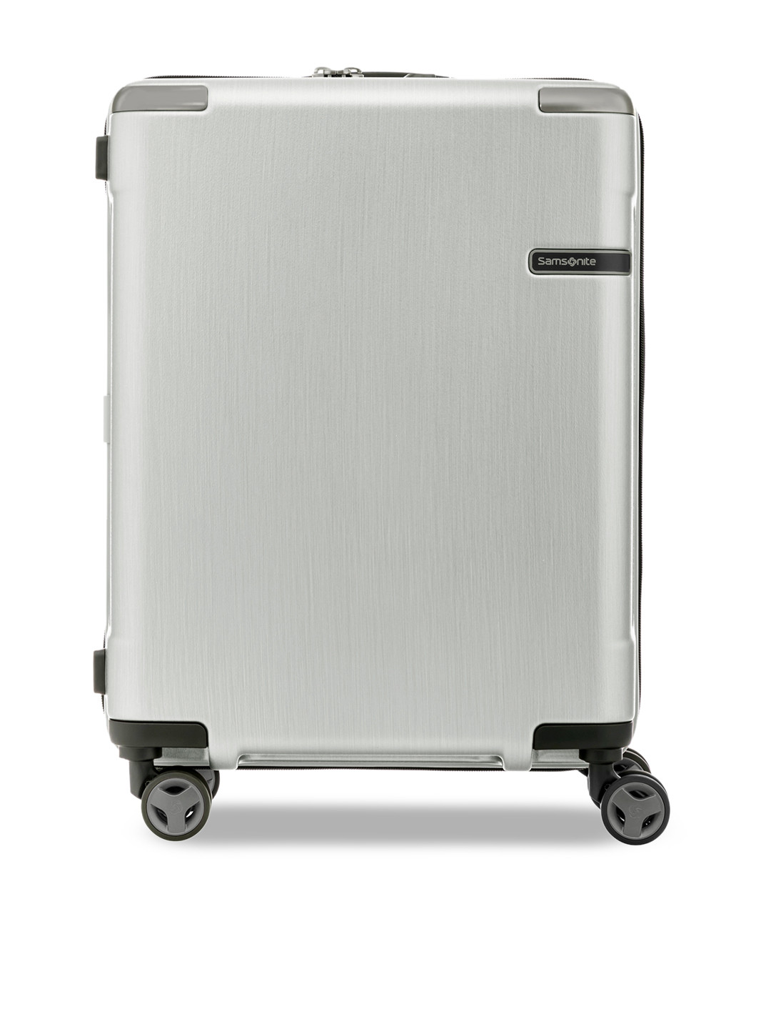 Buy Samsonite Silver Toned Solid Hard Sided Cabin Trolley Bag - Trolley ...