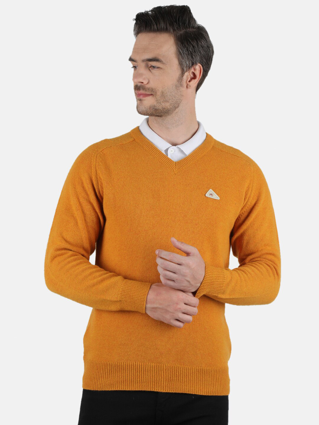Buy Monte Carlo Men Yellow Pullover - Sweaters for Men 19079710 | Myntra