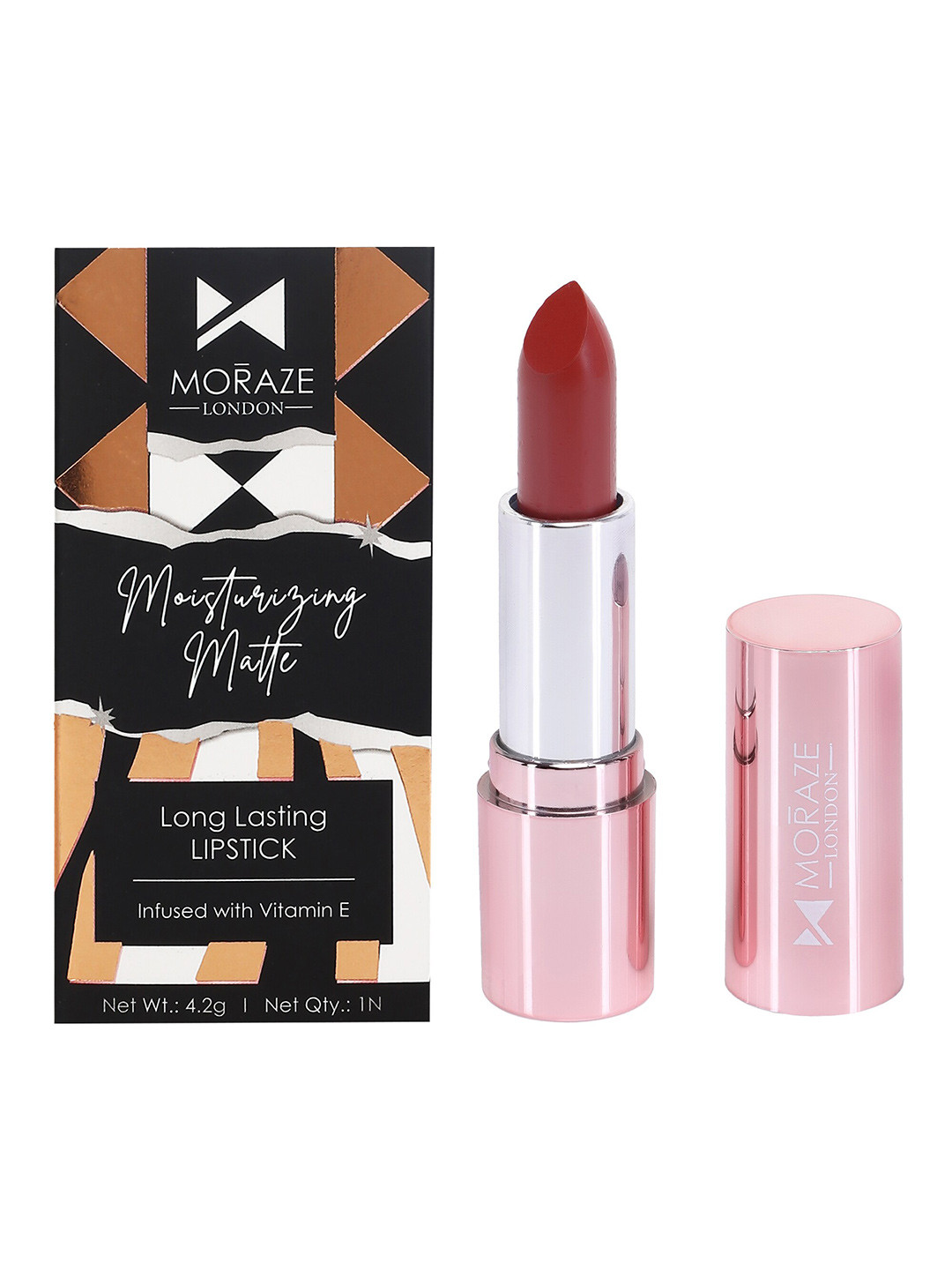 Buy Moraze Moisturizing Matte Vegan Long Lasting Lipstick With Vitamin ...