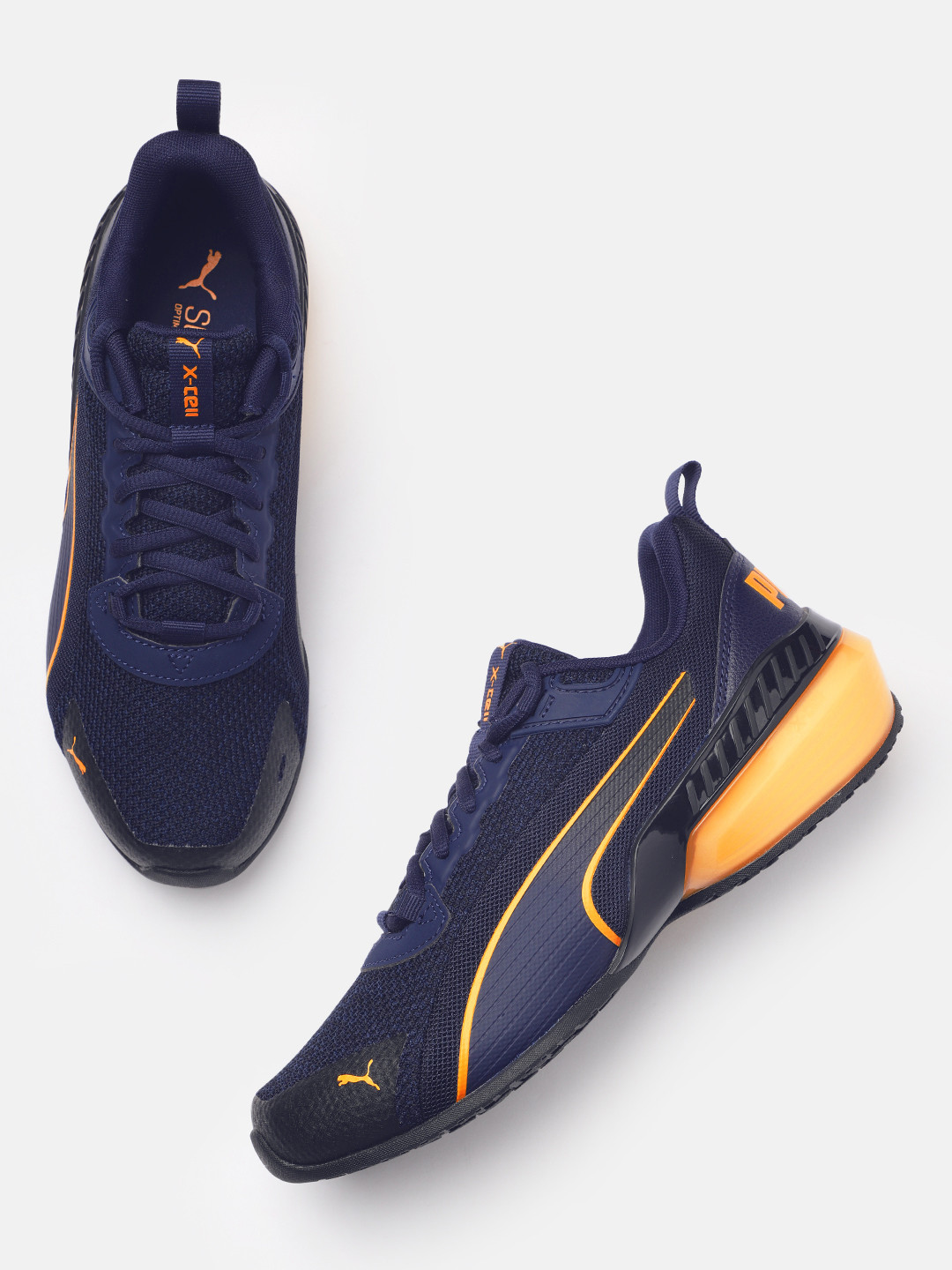 Buy Puma Unisex Navy Blue X Cell Uprise Fade Running Shoes - Sports ...