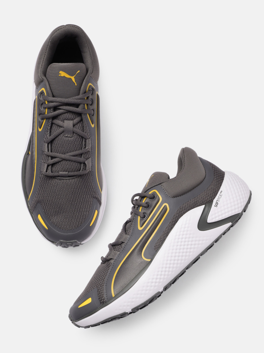 Buy Puma Unisex Grey & White Softride Pro Coast Training Shoes - Sports ...