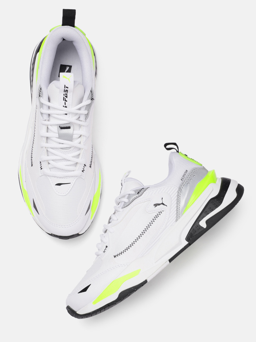 Buy Puma Unisex Solid RS Fast Limiter Neon Regular Sneakers - Casual ...