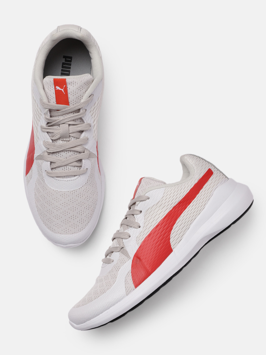 Buy Puma Men Grey Wave V1 Sneakers - Casual Shoes for Men 19104512 | Myntra