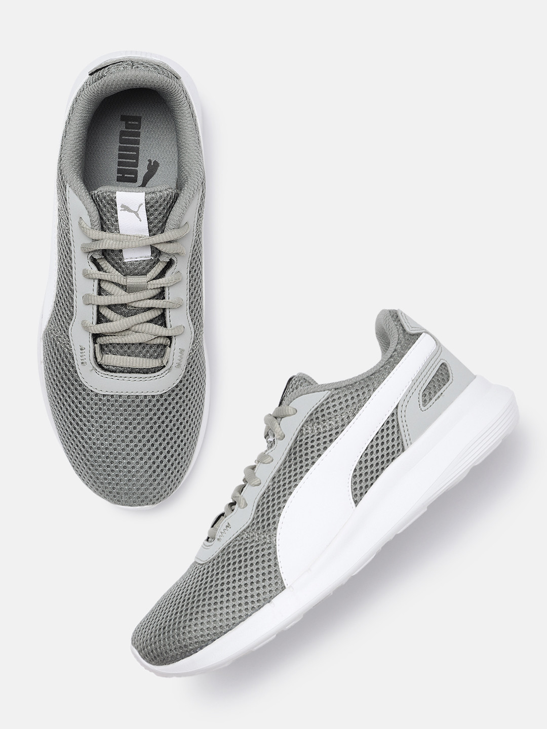 Buy Puma Unisex Grey Solid Regular Cliff Casual Sneakers - Casual Shoes ...